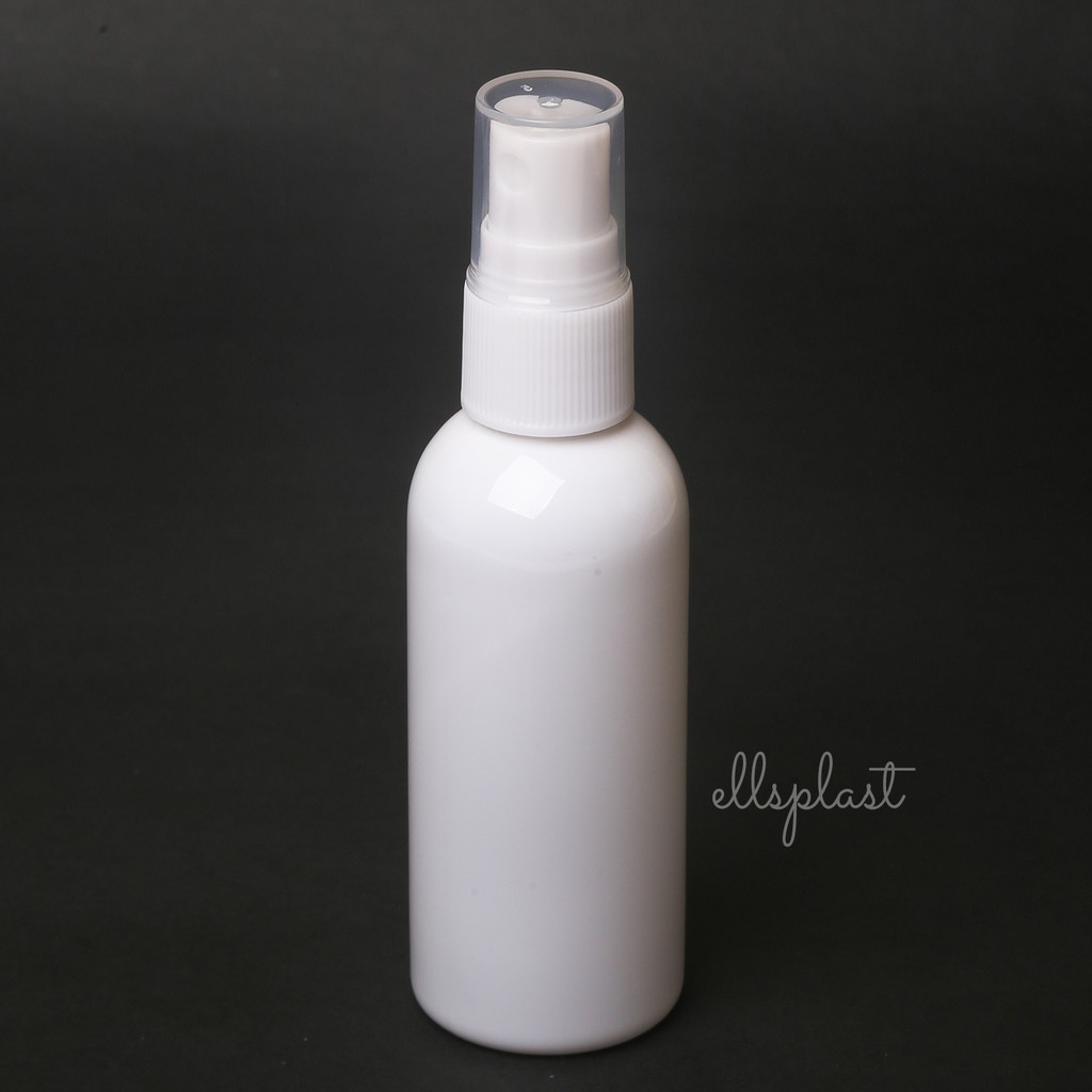 Jual BOTOL SPRAY 60 ML / BOTOL PET 60 ML PUTIH TUTUP SPRAY PUTIH ...