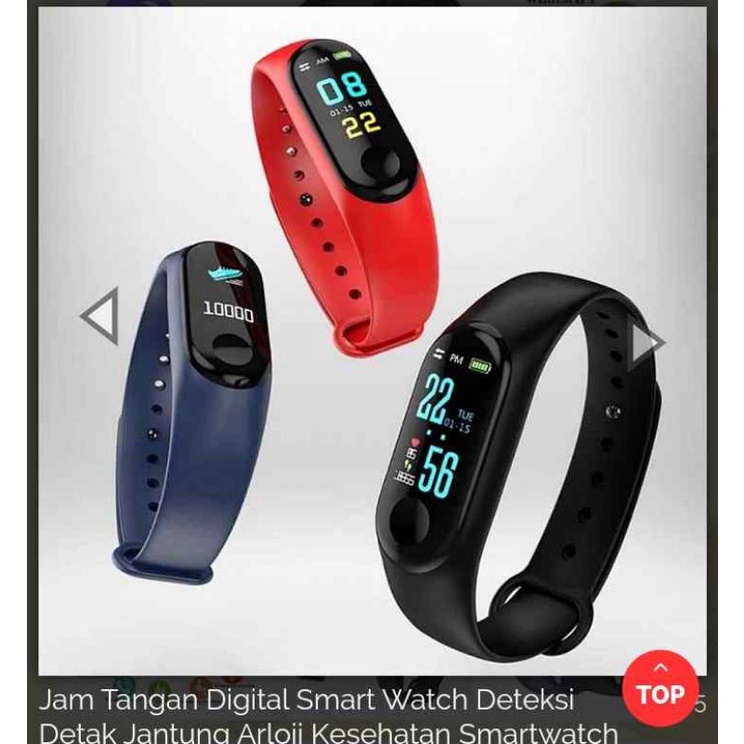 Jual JAM TANGAN DIGITAL SMART WATCH DETEKSI DETAK JANTUNG ARLOJI ...