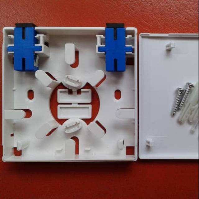 Jual Roset FO Fiber Optik 2 core + 2 Adapter | Shopee Indonesia