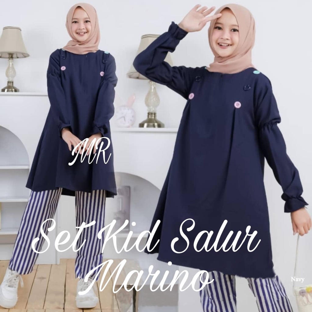 Jual Baju Pesta Setelan Celanan Tunik Anak Remaja Muslim Lucu Adem ...