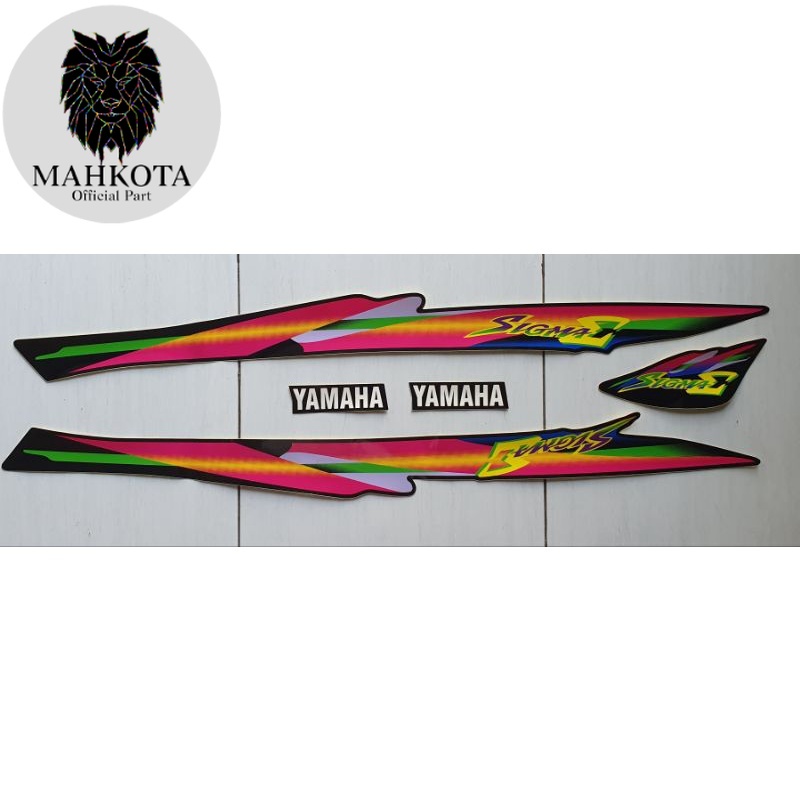 Jual Striping Stiker Polet Sepeda Motor List body motor Yamaha Sigma ...