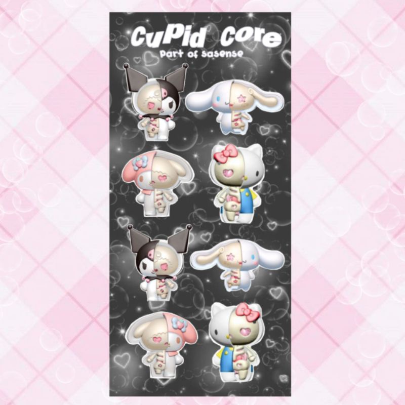 Jual [cupid core] sanrio skeleton pink aesthetic Y2K black goth ...