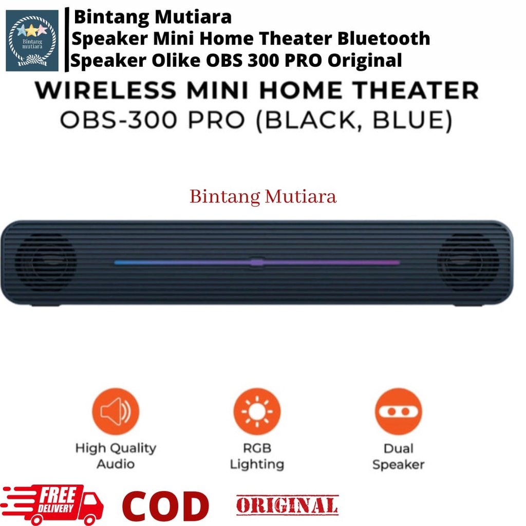 Jual Speaker Bluetooth Olike OBS 300PRO Mini Home Theatrer Original ...