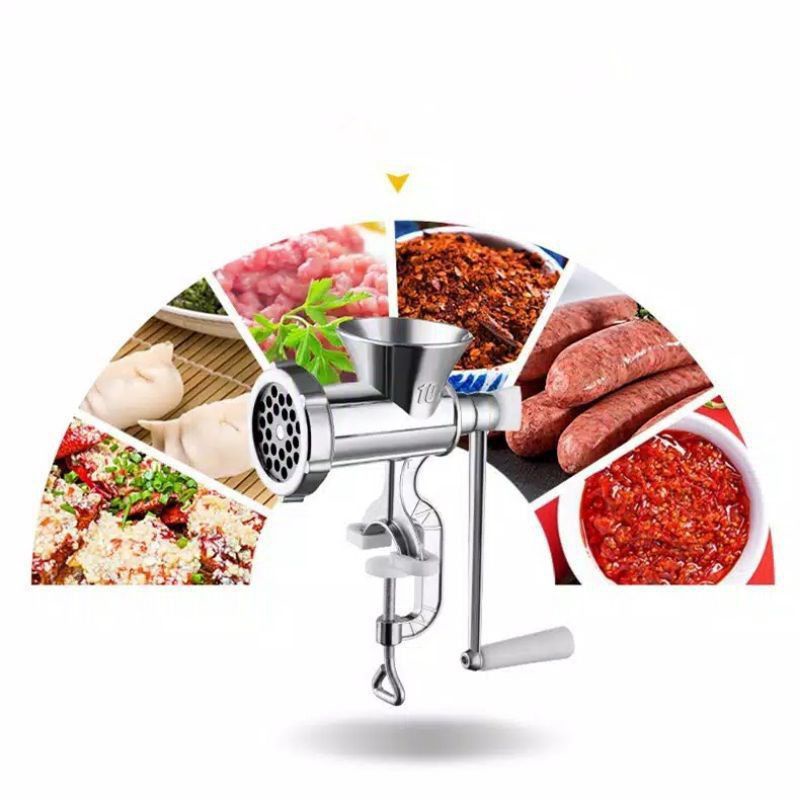 Jual Alat Penggiling daging Manual Vipoo A12# - Mincer Stainless ...