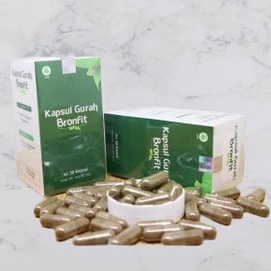 Jual Kapsul Gurah Bronfit Obat Herbal Flu Batuk Bronkitis Asma | Shopee ...