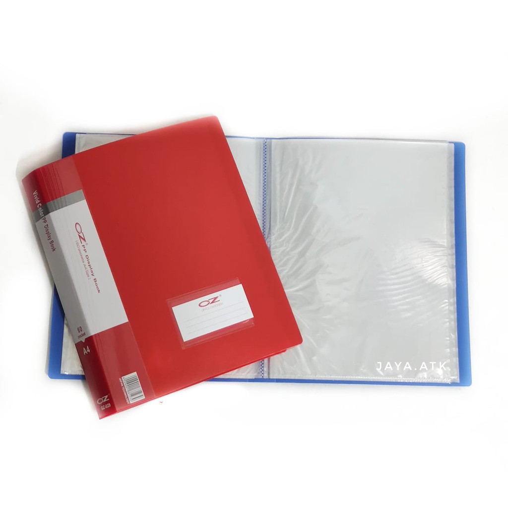 Jual MAP PLASTIK CLEAR HOLDER A4 60 LEMBAR DOKUMEN KEEPER DISPLAY BOOK ...