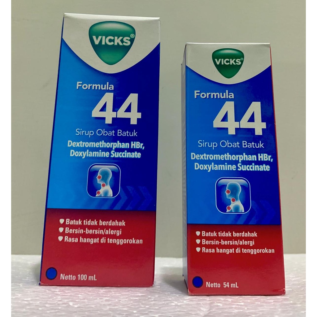 Jual Vicks Formula 44 Sirup Obat Batuk 54 ml | 100 ml | Shopee Indonesia