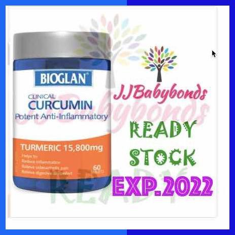 Jual Bioglan Clinical Curcumin 60 Tablet Turmeric 15,800Mg | Shopee ...