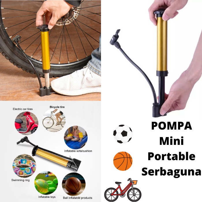 Jual Pompa Ban Mini Portable Ban Sepeda Motor Balon Kasur Angin ...