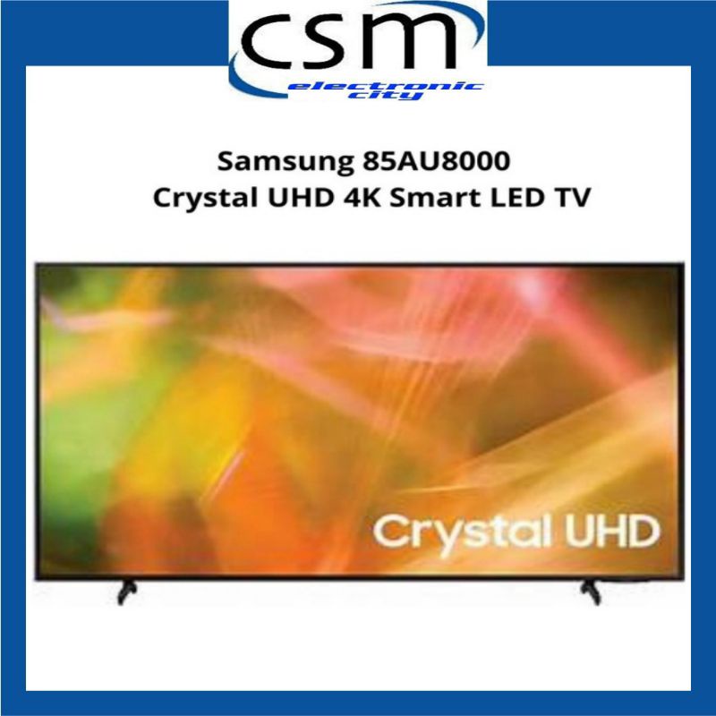 Jual Samsung 85AU8000 85" AU8000 Crystal UHD 4K Smart TV (2021 ...