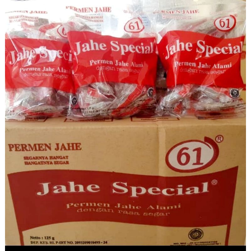 Jual PERMEN JAHE SPECIAL 61 | DINKES MUI HALAL 100% | BON BON | JAHE ...