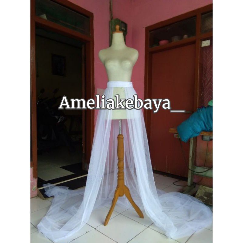Jual Ekor Tile Gaun Pengantin Polos | Shopee Indonesia