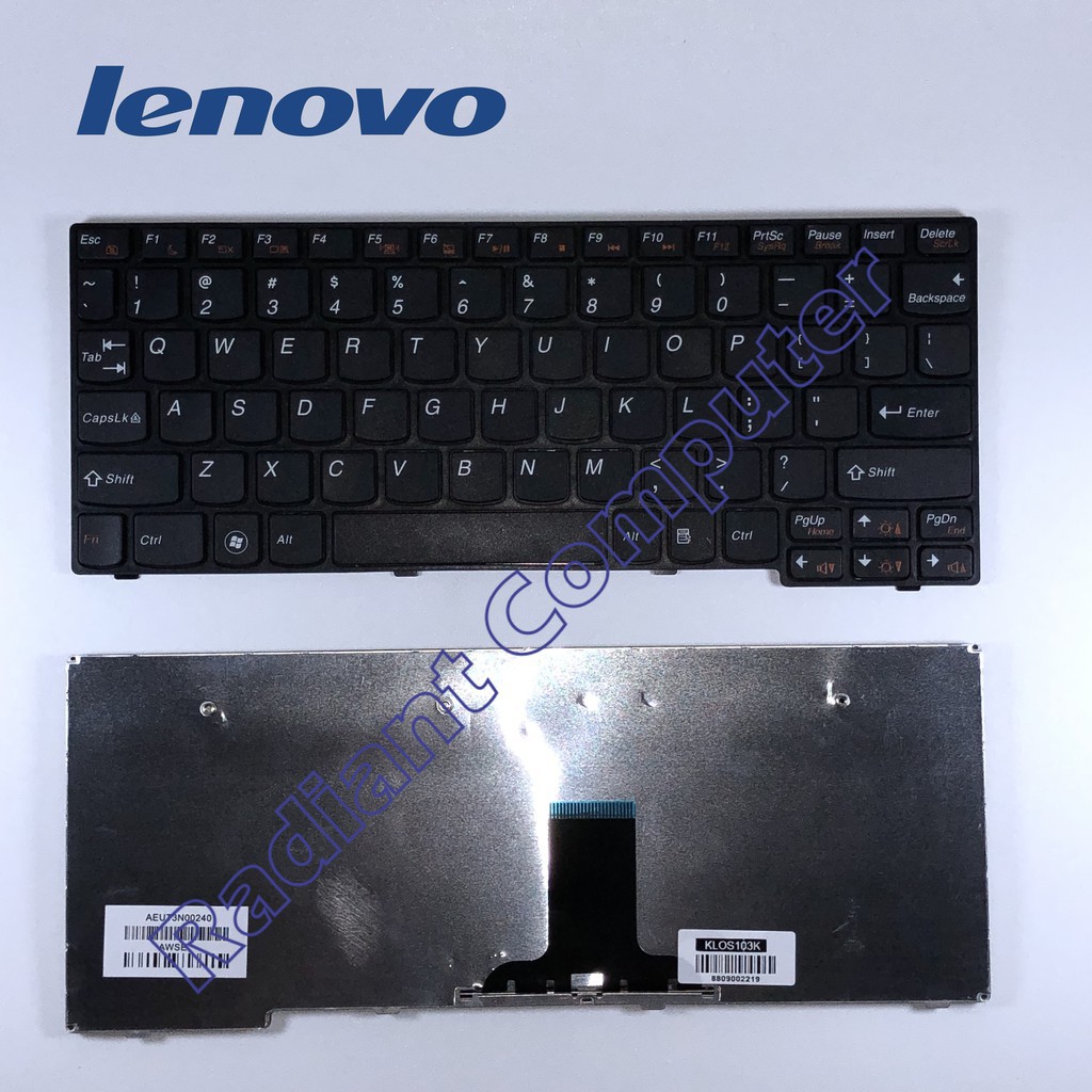 Jual Keyboard Lenovo IdeaPad S10-3 S100 S110 S205 E10-30, BLACK ...