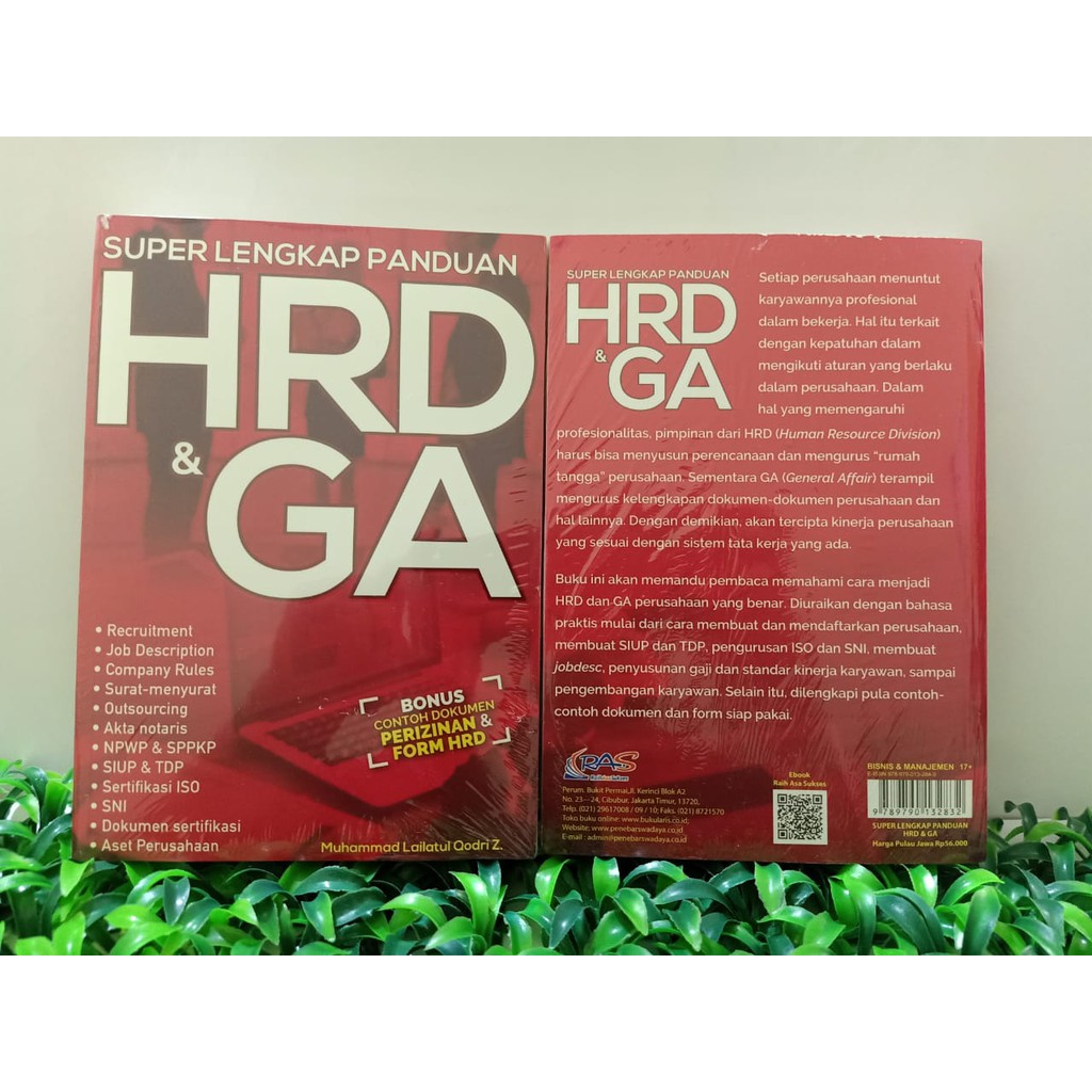 Jual BUKU SUPER LENGKAP PANDUAN HRD DAN GA/BONUS CONTOH DOKUMEN ...