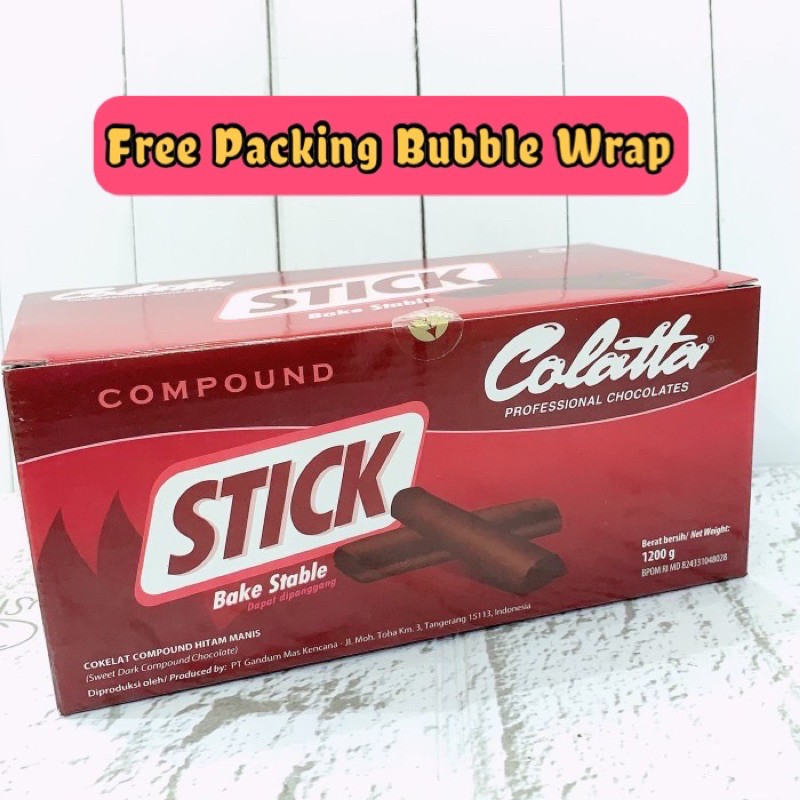 Jual Colatta Chocolate stick Compound 1,2kg/1200gr - Coklat/Cokelat ...