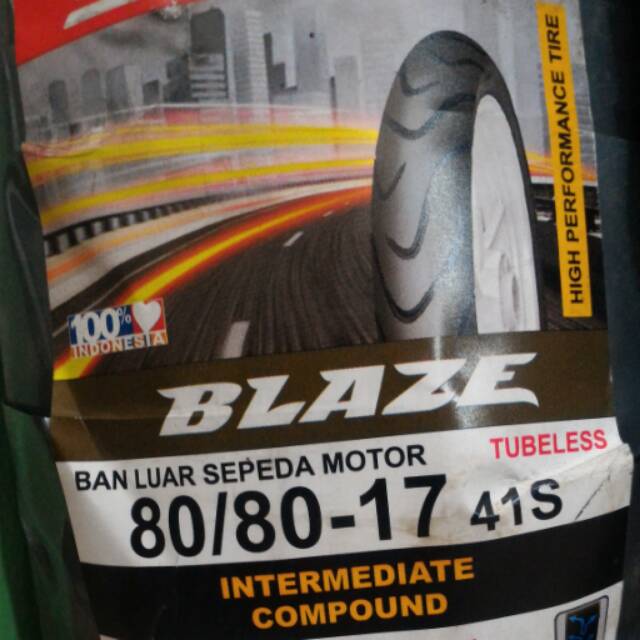 Jual FDR Blaze uk. 80/80 - 17 (Intermediate Compound) | Shopee Indonesia