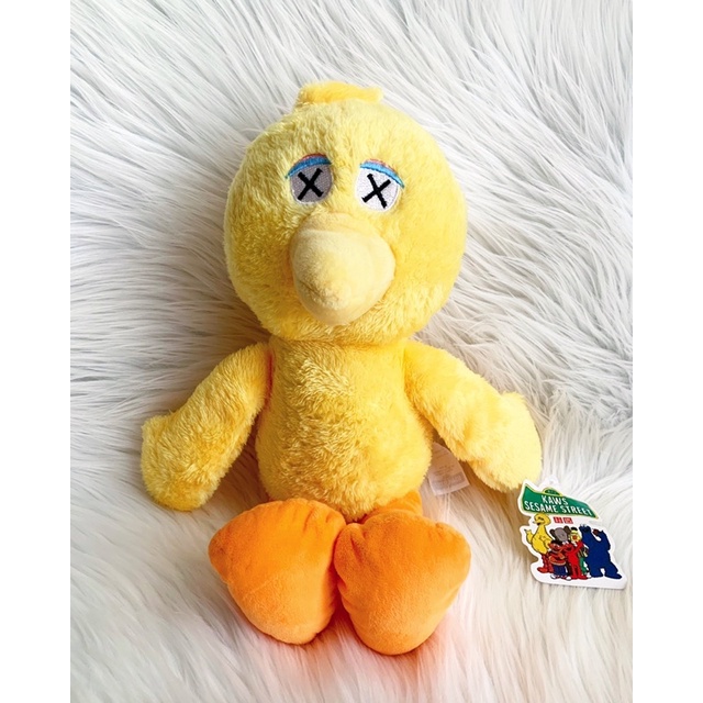 Jual Big Bird Kaws X Sesame Stree Plush Doll Original Uniqlo Kaws X Sesame Street Shopee Indonesia