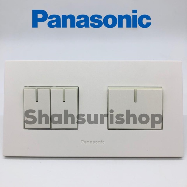Jual SAKLAR PANASONIC WHITE STYLE SAKLAR SERI + ENGKEL 2G TRIPLE ISI ...