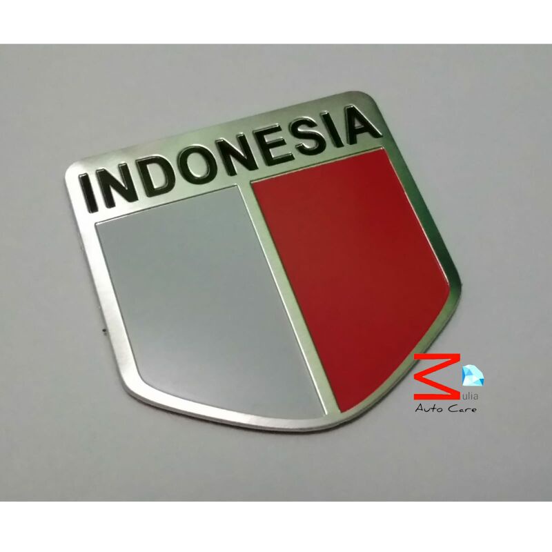 Jual Emblem Stiker Mobil Motor Variasi Bendera Merah Putih Indonesia ...