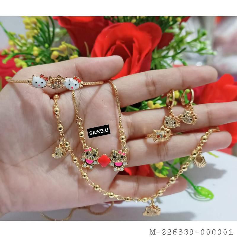 Jual PERHIASAN SET ANAK ALLOY CANTIK MURAH MERIAH | Shopee Indonesia