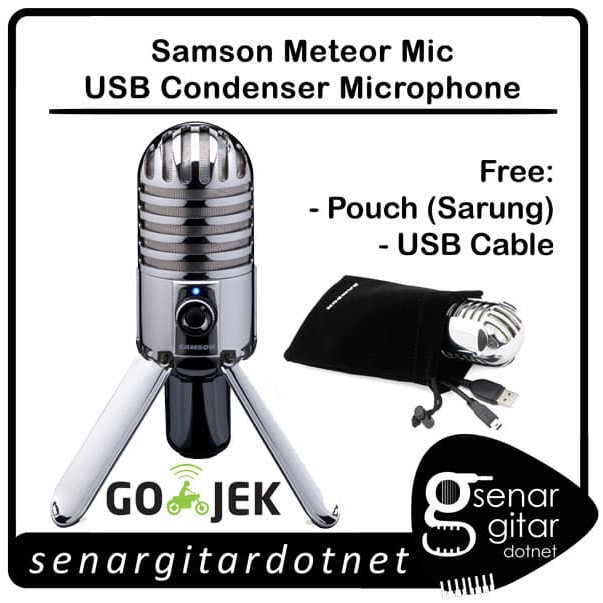 Jual TOP BGT !! Samson Meteor Mic - USB Condenser Microphone JK90 ...