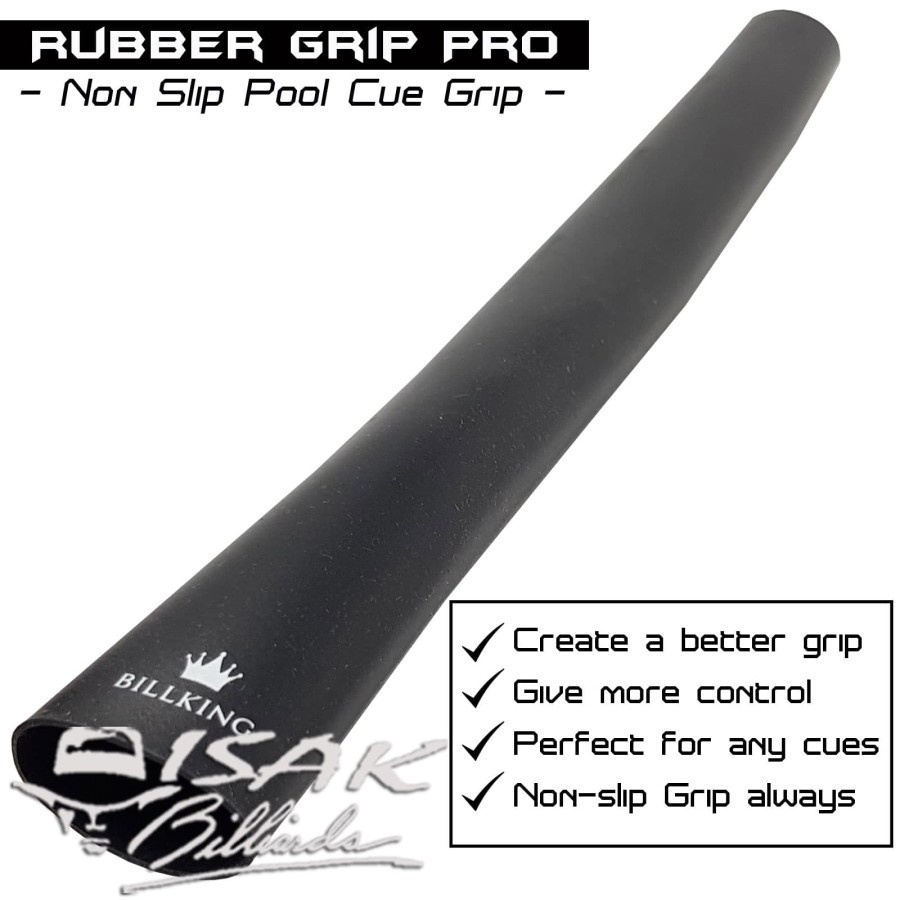 Jual Rubber Grip Pro Black- Pegangan Karet Stick Billiard Sarung Stik ...
