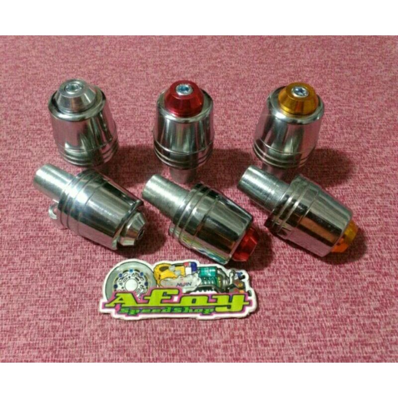 Jual Sepasang Bandul Stang Jalu Stang Motor Besi Chrome Ukuran Sedang ...