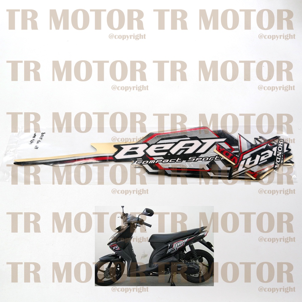 Jual Stiker Motor Beat 2008 Karbu Sticker Striping Full Body Motor ...