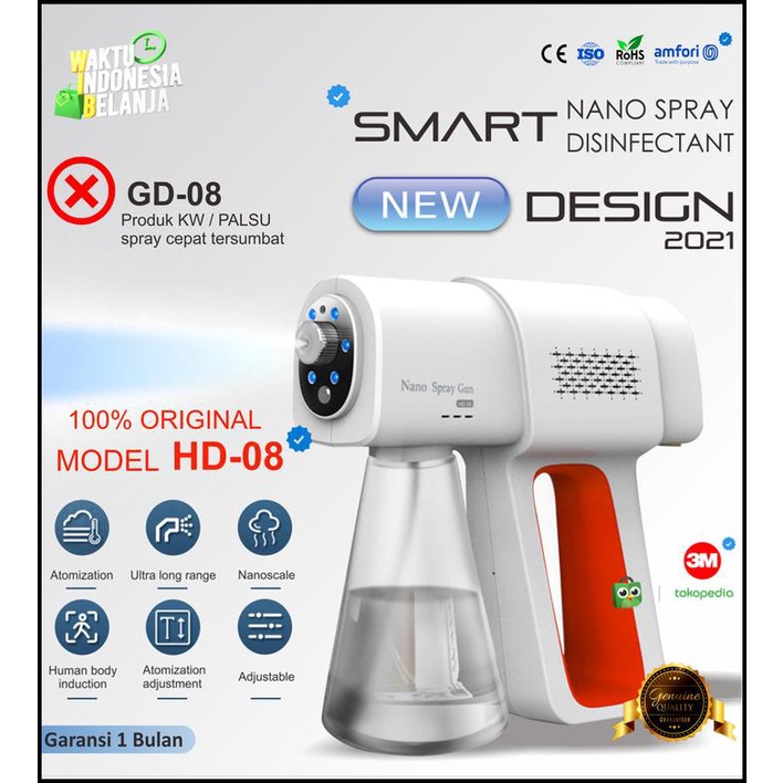 Jual Smart Nano Spray Gun / Automatic Disinfectant Sprayer 100% ...