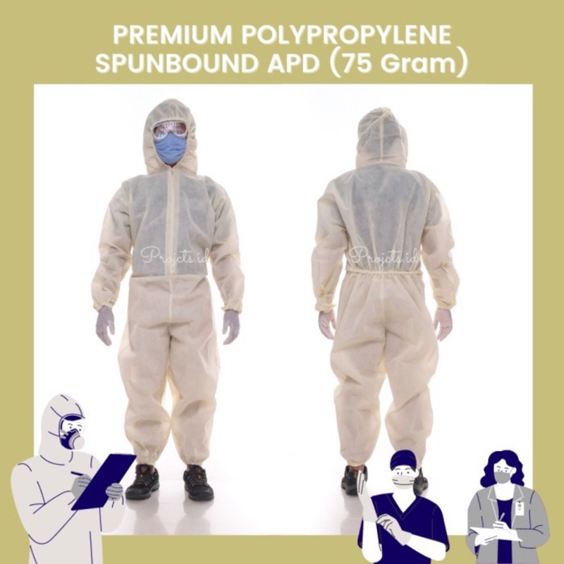 Jual ( HARGA PROMO ! ) Baju Anti Virus Corona APD Hazmat Suit ...