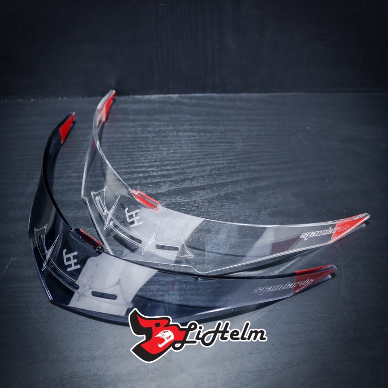 Jual SPOILER HELM KYT KYOTO | HELMET AKRILIK SPOILER | Shopee Indonesia