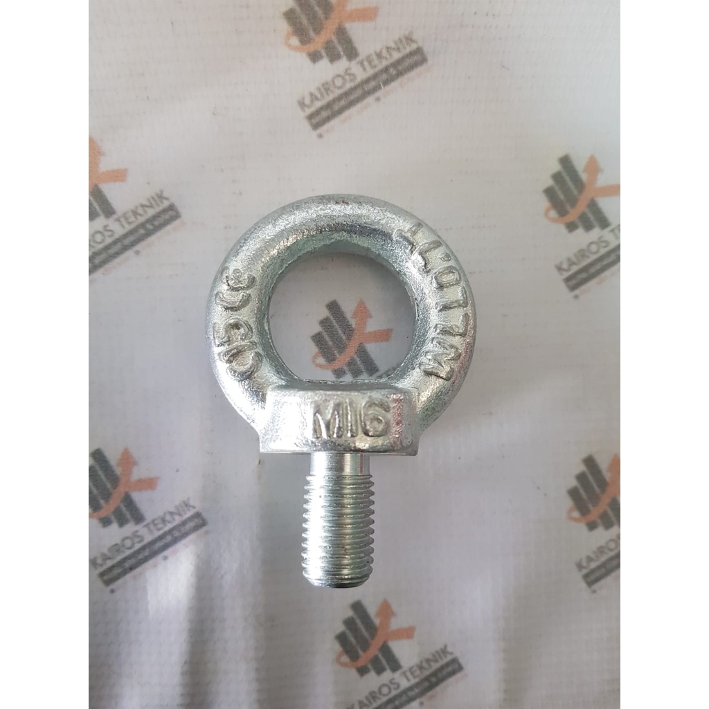 Jual Eye Bolt / Mata Baut Galvanized M16 M18 POWERTEC | Shopee Indonesia
