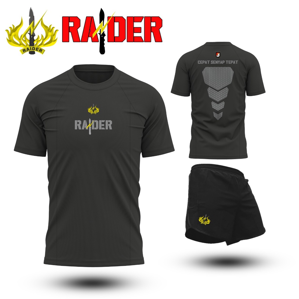 Jual STELAN OLAHRAGA RAIDER TNI AD / KAOS EROBIK BINSIK BINJAS RAIDER ...