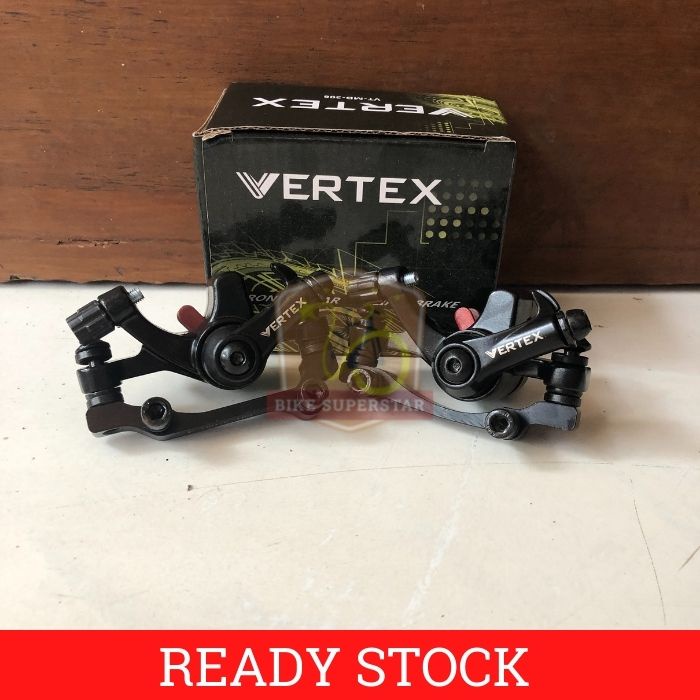 Jual Kaliper Rem Cakram Mekanik Disc Brake Sepeda Vertex MD-206 ...