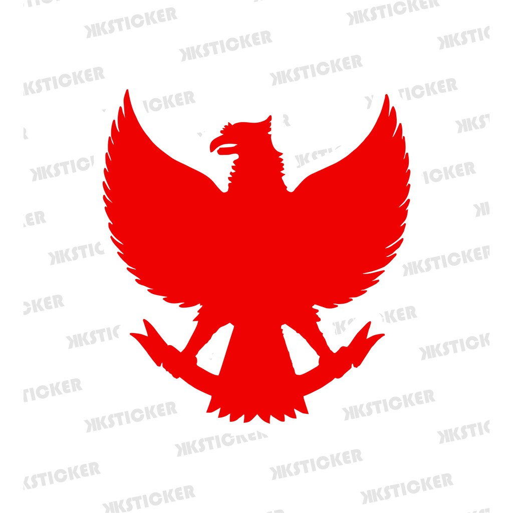 Jual Sticker Garuda | Stiker Vinyl Anti air + Laminasi | Shopee Indonesia