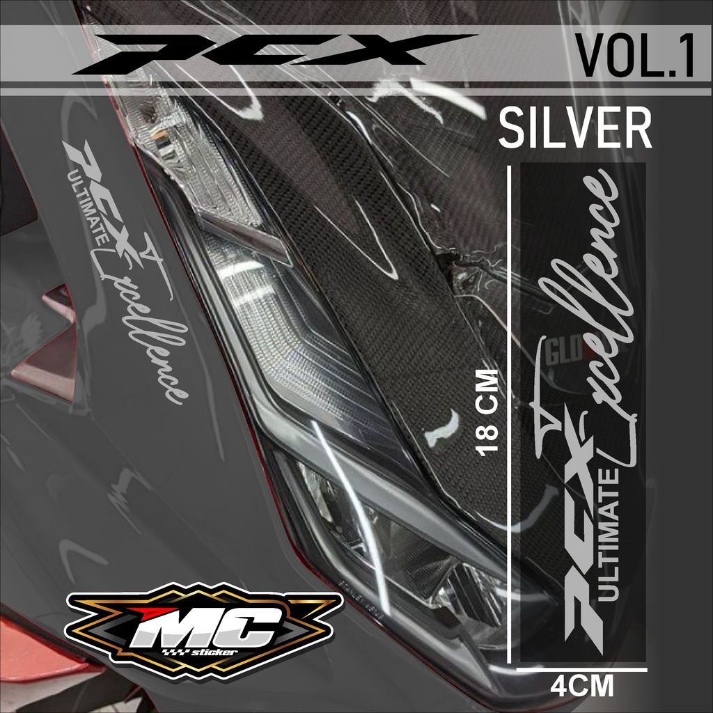 Jual Cutting Sticker PCX - Stiker Lis Variasi Motor Honda PCX Exceed ...