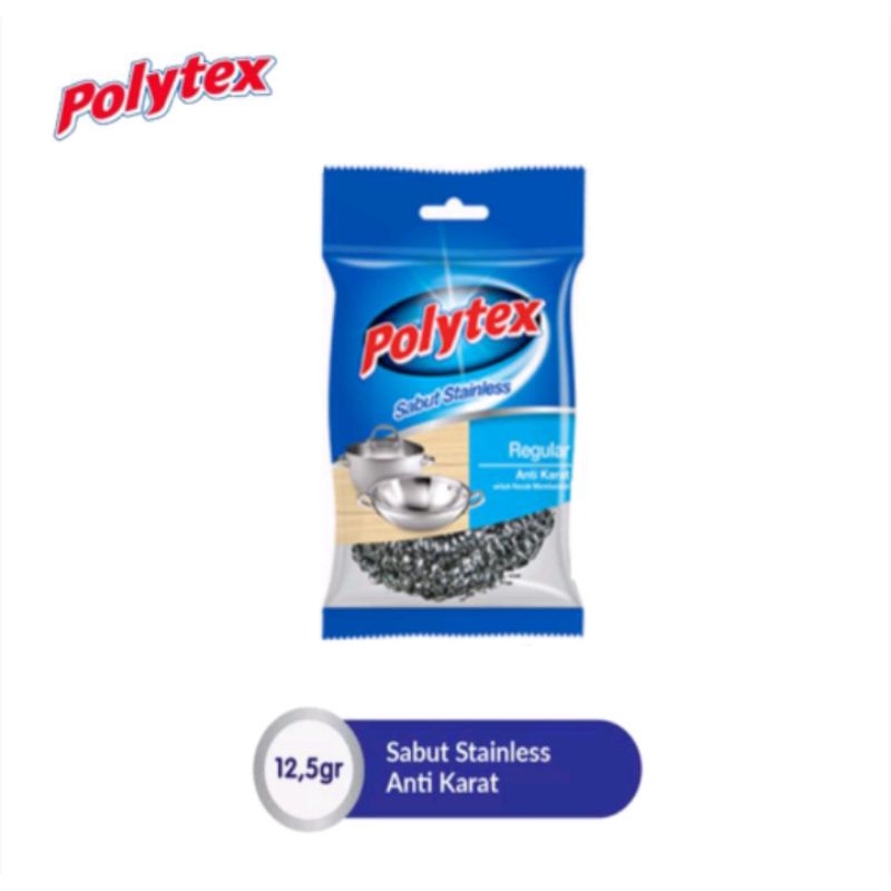 Jual Polytex sabut stainless/ sabut cuci piring/ sabut cuci alat masak/politek stenlis /sabut ...