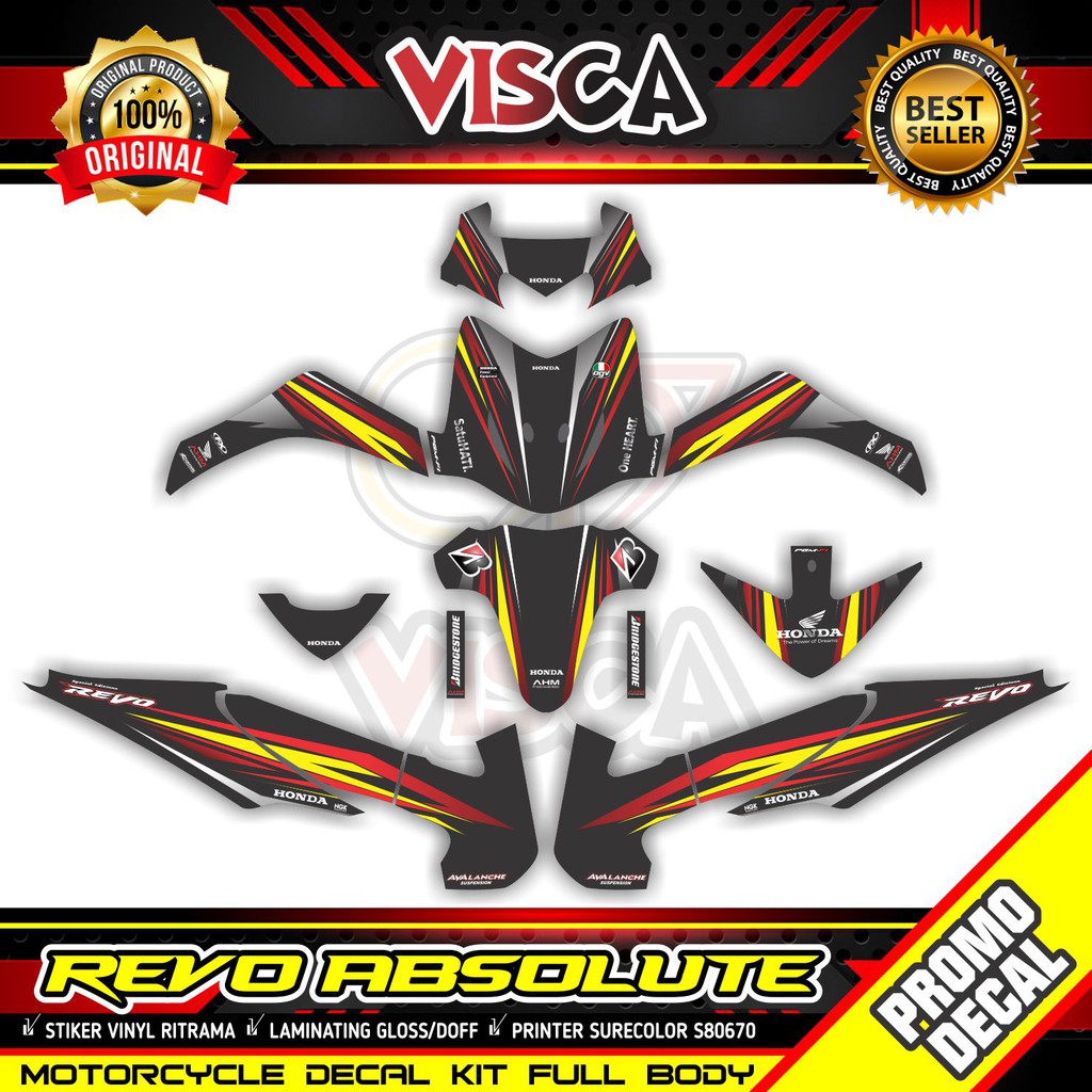 Jual decal revo absolute stiker revo absolute dekal revo absolute ...