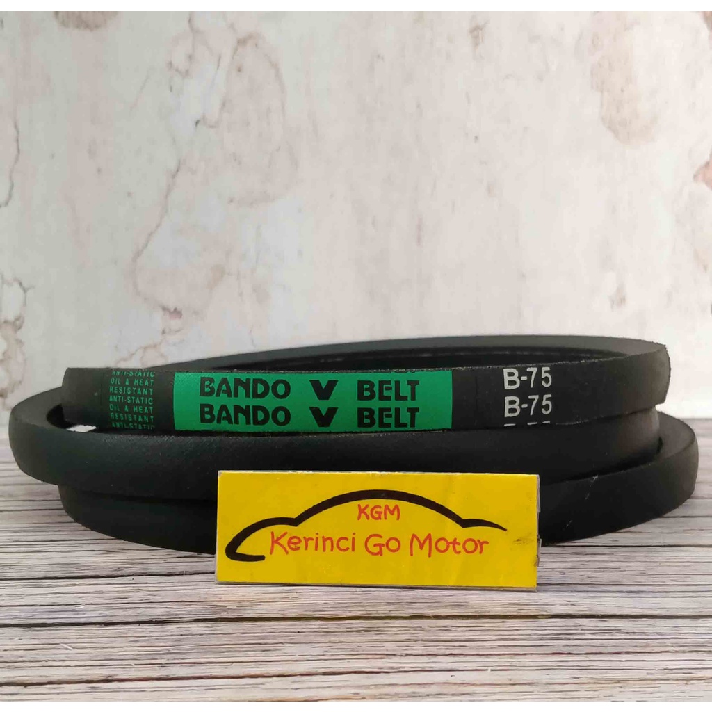 Jual Bando Van Belt B-75 V Belt Tali Kipas B75 Fan Belt Vanbelt Polos | Shopee Indonesia