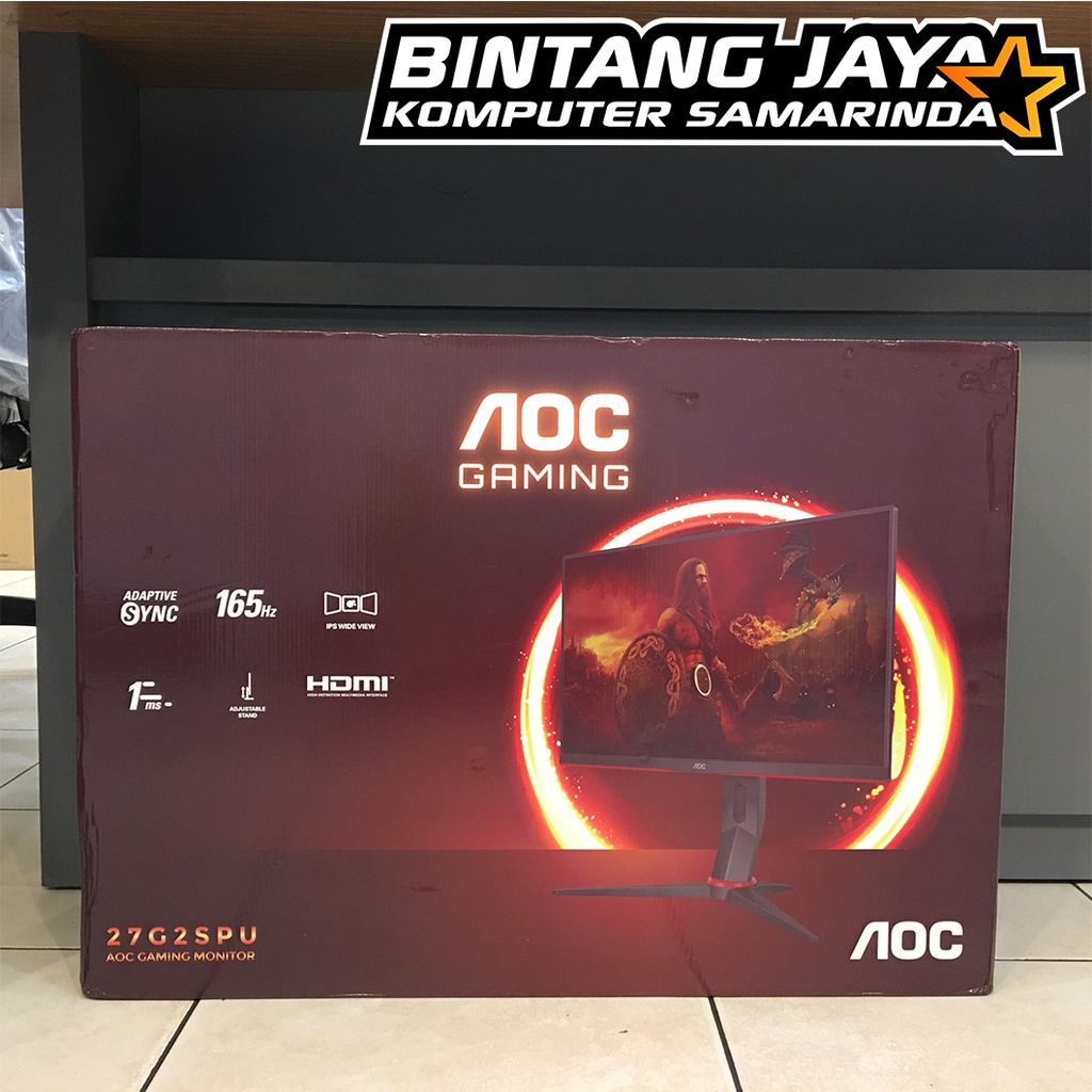 Jual Monitor Gaming LED AOC 27G2SPU 27" IPS 165HZ 1ms | Shopee Indonesia