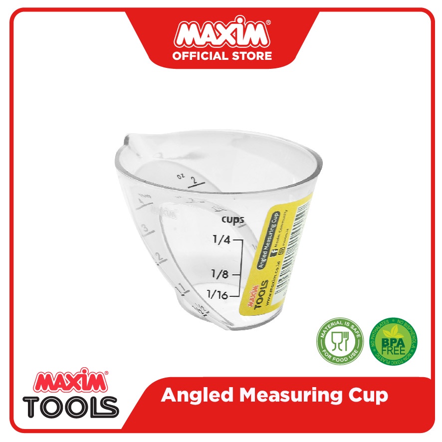 Jual Maxim Tools Angled Measuring Cup 60ml - Gelas Ukur / Takaran ...