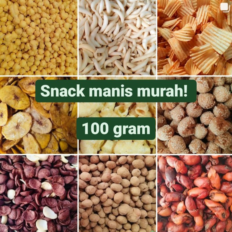 Jual 100g SNACK KILOAN SERBA MANIS MURAH! | Shopee Indonesia