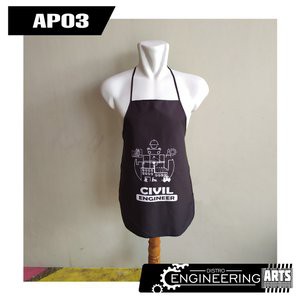 Jual Apron Dada Motif Civil Engineer AP03 - Apron Custom Teknik ...