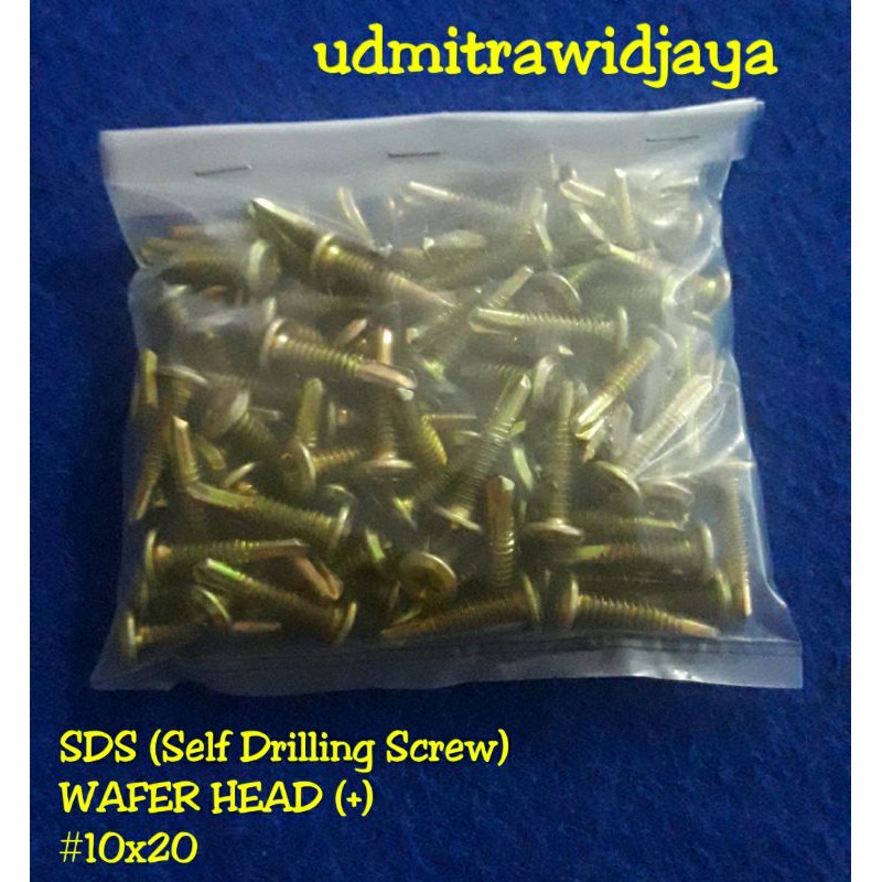 Jual Drilling scrup (+) / sds scrup wafer head (+) #10x22 / scrup ...