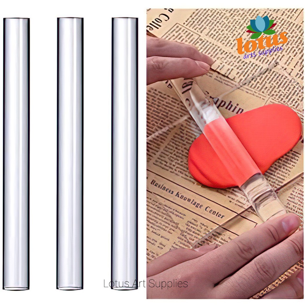 Jual Acrylic Solid Roller Pin Fondant Rolling Pin Clay Tool | Shopee ...