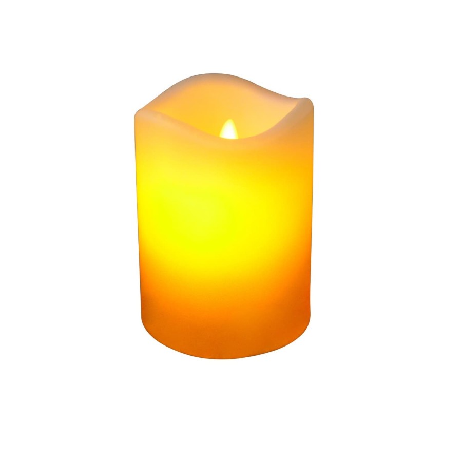 Jual Lilin Elektrik Lilin Led Realistic Diameter 7.5cm Tinggi 13cm ...