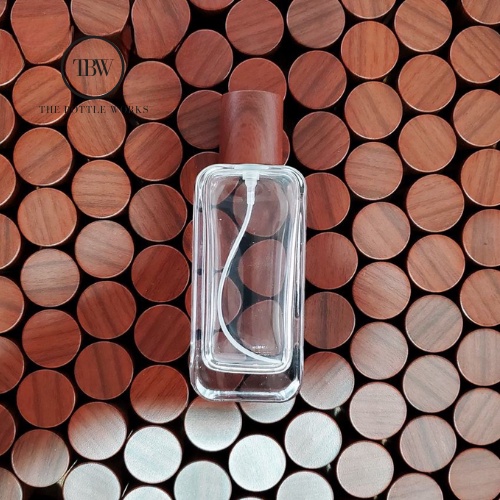 Jual (MIN ORDER 1000) TBW Perfume Glass Bottle Wood / Botol Kaca Parfum ...