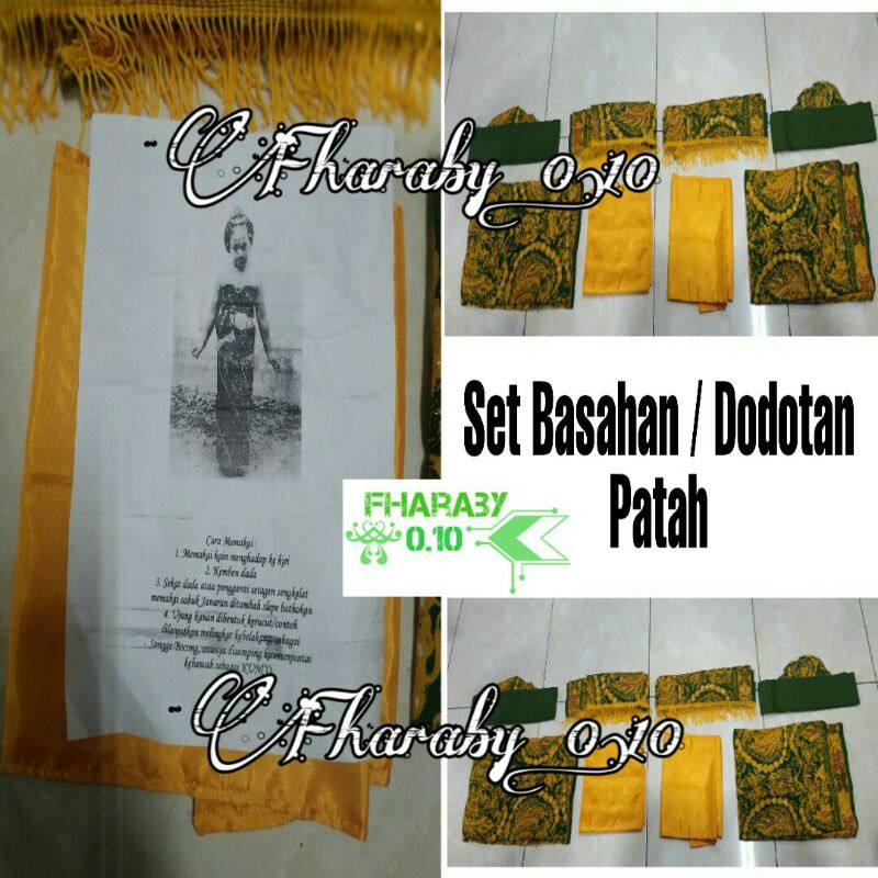 Jual Sepasang Basahan Patah - Dodot/Dodotan Patah Pengantin Jawa ...