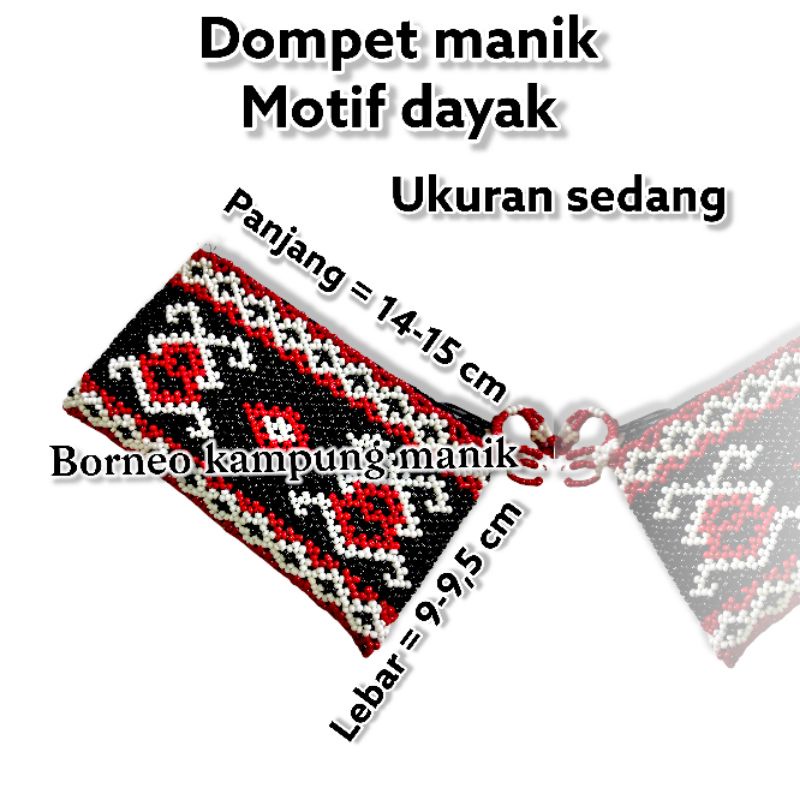 Jual Dompet Manik ukuran sedang Motif Khas Dayak Kalimantan | Shopee ...