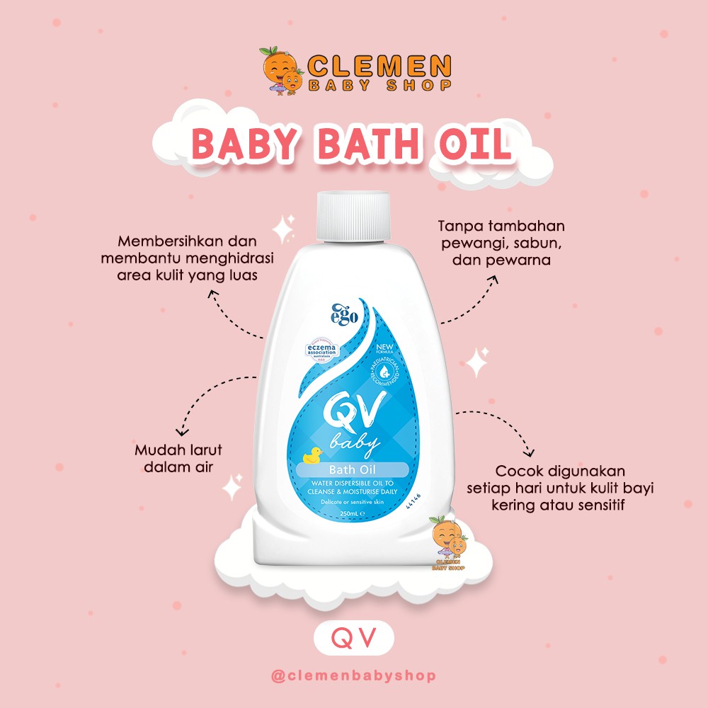 Jual QV Baby Bath Oil 250 ML | Shopee Indonesia